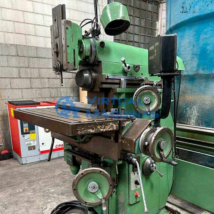 Fresadora Universal marca WMW modelo FUW 315x800 Completa | Virtual ...