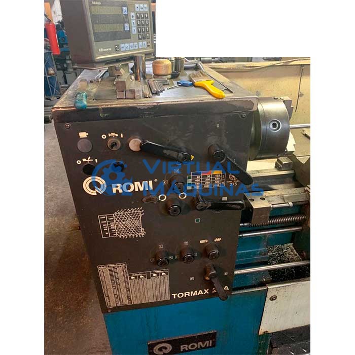Torno Mecânico marca Romi Tormax 20A (Ø x Comp) 400 x 1500 mm | Virtual ...